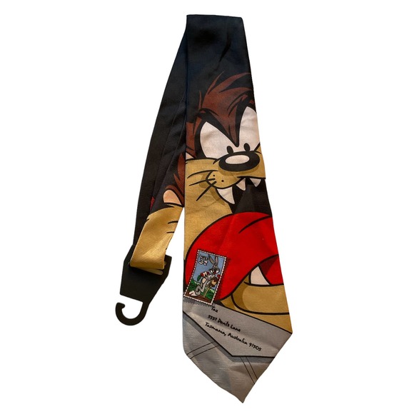 Accessories | Taz Tie Tazmanian Devil Bugs Bunny Necktie Postage Stamp ...